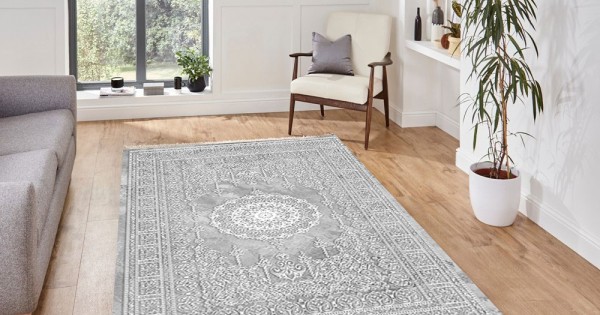 Atlas Gri Kaymaz Taban Halı